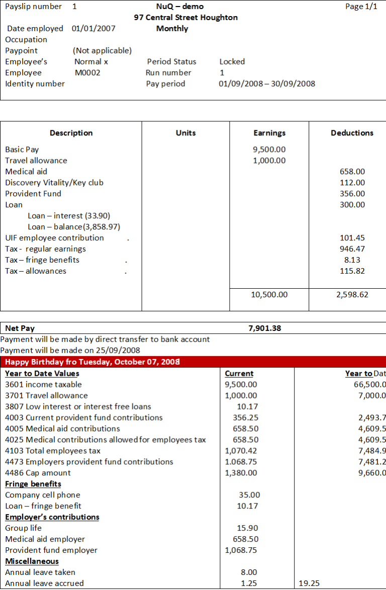 Salary Slip Format | 40+ FREE Excel and Word Templates