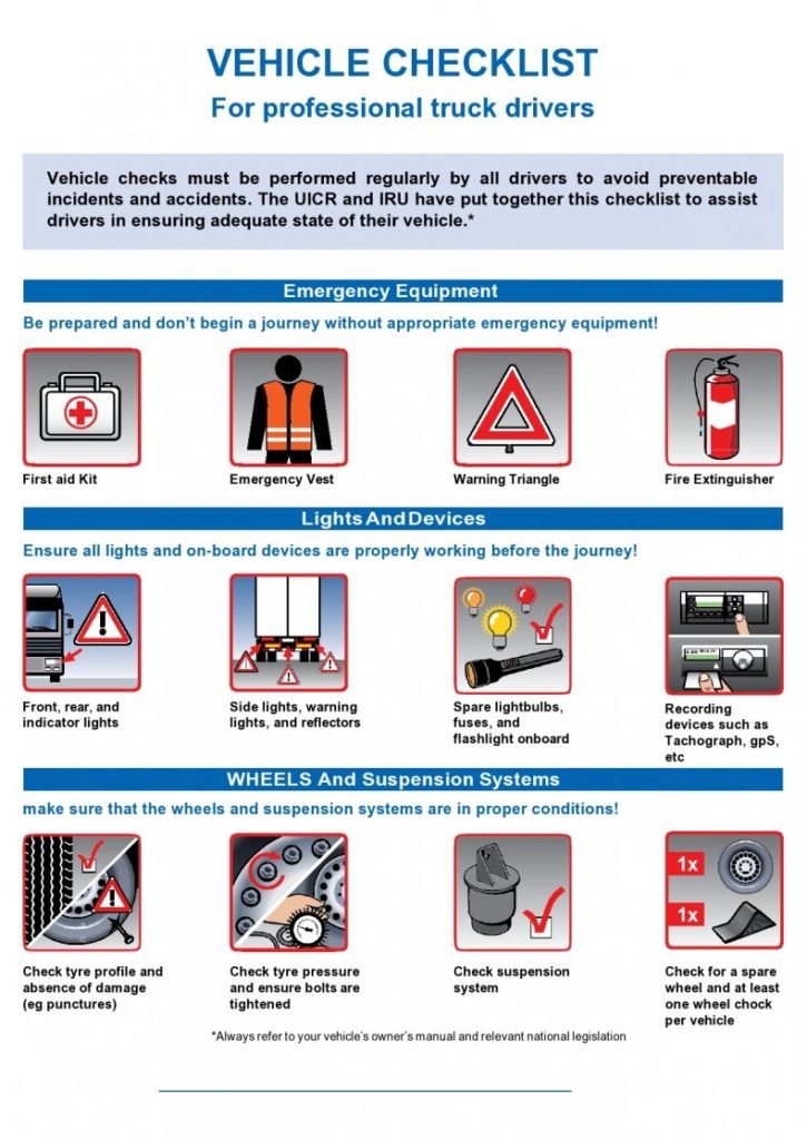 23+ Vehicle Checklist Templates in PDF | MS Word | Excel