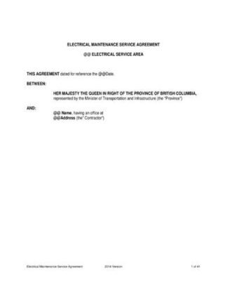 12+ Electrical Contract Templates | Format & Samples in PDF, Docs