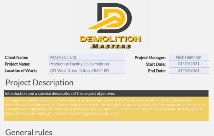 41+Sample Scope of Work Template In Word & Excel Format