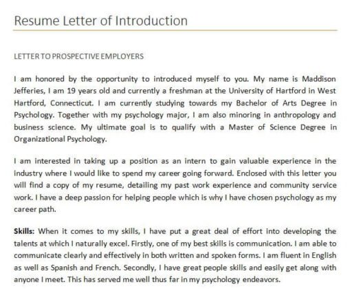 34+ Sample Letter of Introduction Templates (Job, Army, Self)