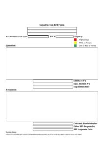 35+ Request For Information Templates | Sample (RFI) Forms