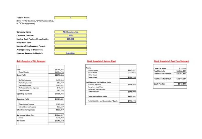 32+ Sample Financial Projections Template in Excel & Word Format