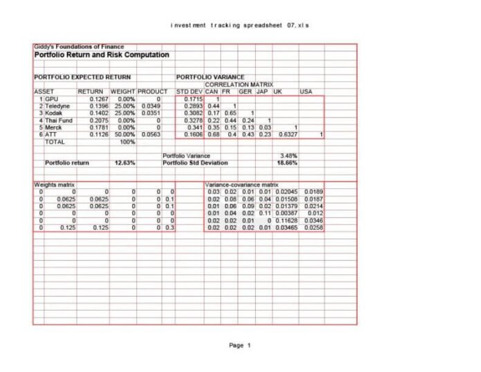 26+ Investment Tracking Spreadsheets (Google Sheets & Excel)
