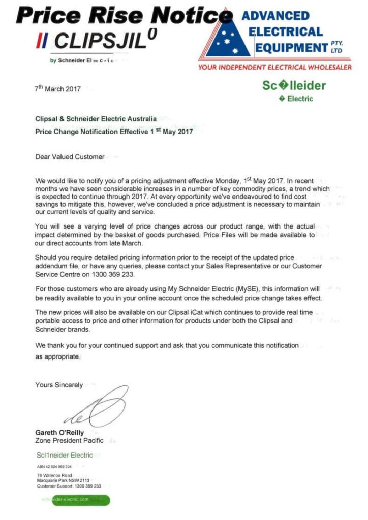 36+ Potent Price / Rate Increase Letters (MS Word/PDF Docs)