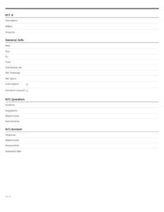 35+ Request For Information Templates | Sample (RFI) Forms