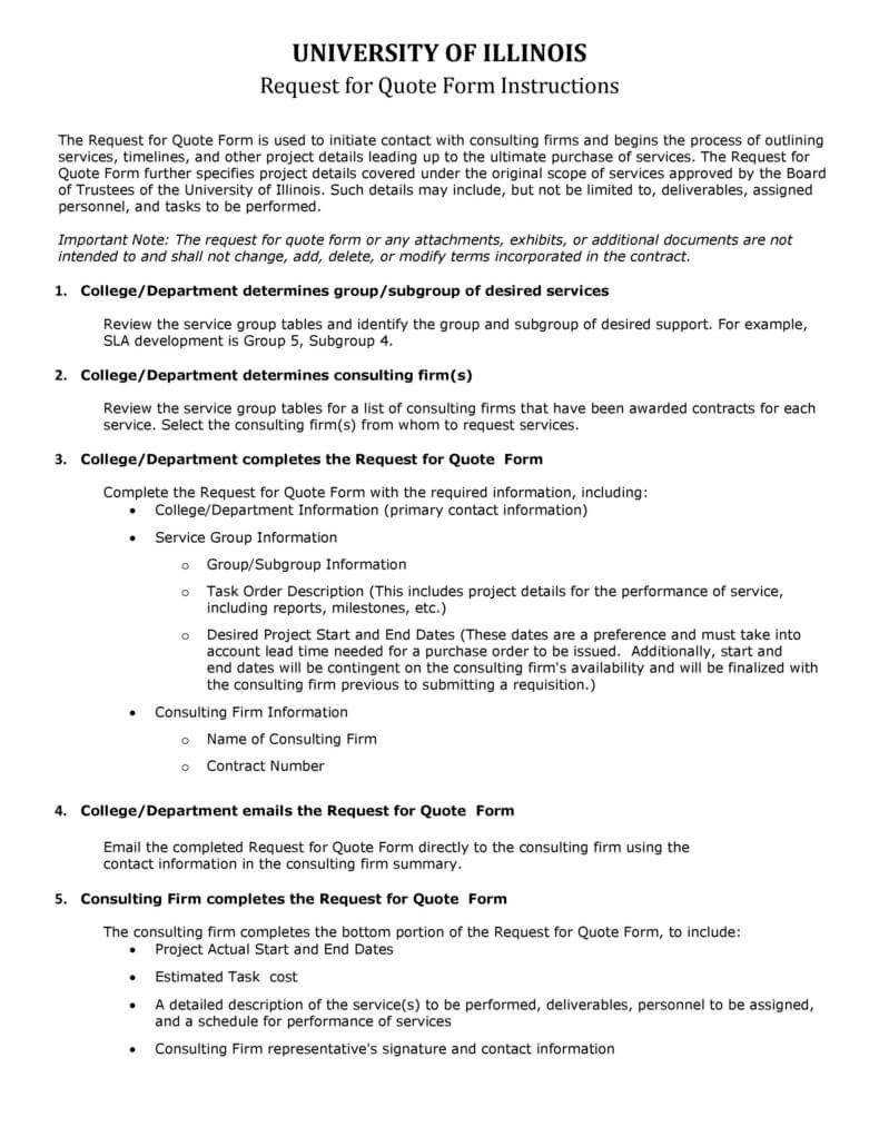 40+ Example Request For Quote Templates & Forms