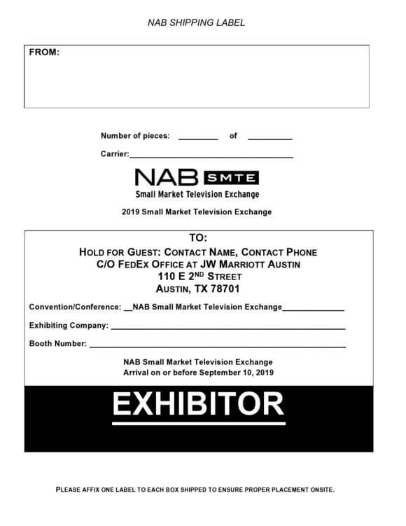 25+FREE Printable Shipping Label Templates in MS Word & PDF