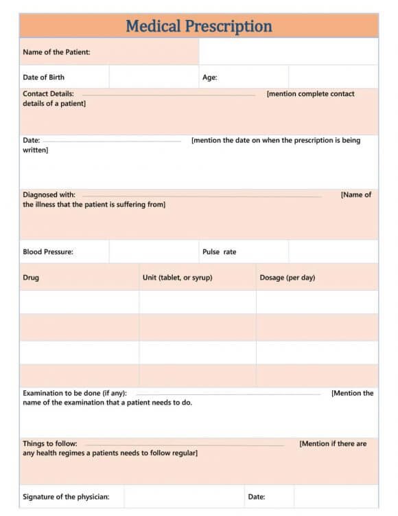 15+ Sample Doctor's Prescription Templates