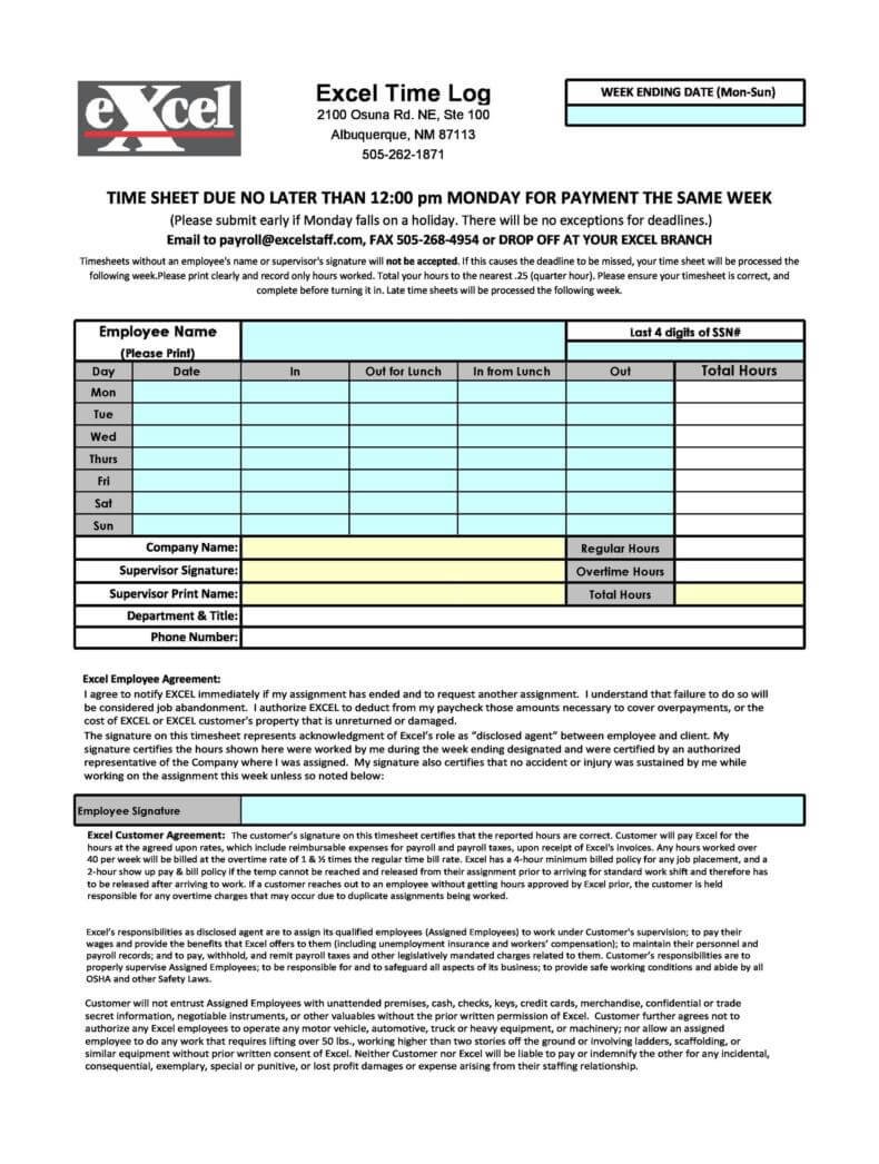 36+ Useful Time Tracking Spreadsheets (Excel Templates)